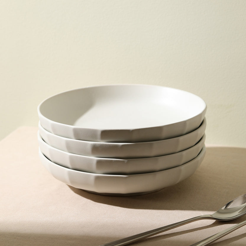 Stone Lain Mirella Stoneware Dinnerware Set, Includes Glasses, Blue ...